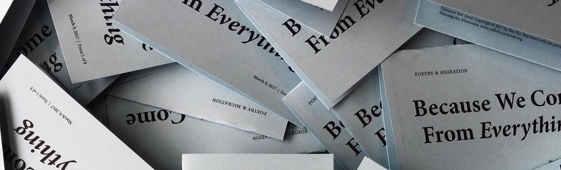 Poetry & Migration | Milkweed Editions